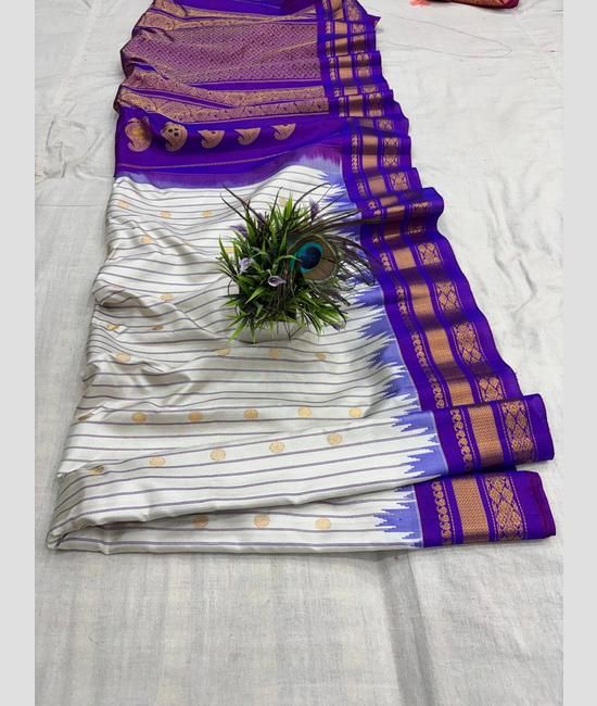Gadwal Silk sarees | gadwal silk saree with Temple Border design online ...