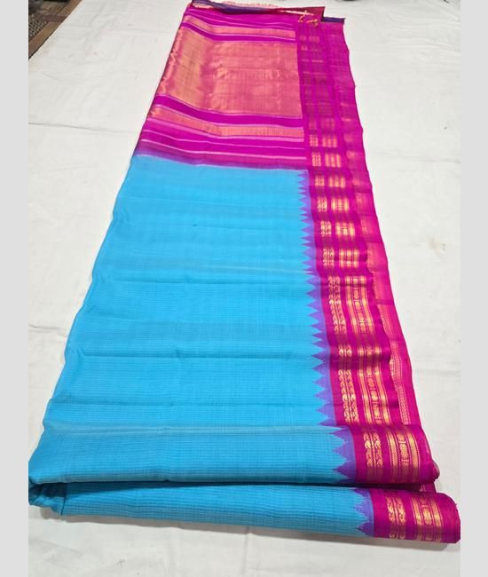 Gadwal Sico sarees | traditional silk gadwal saree with Kuttu Border ...